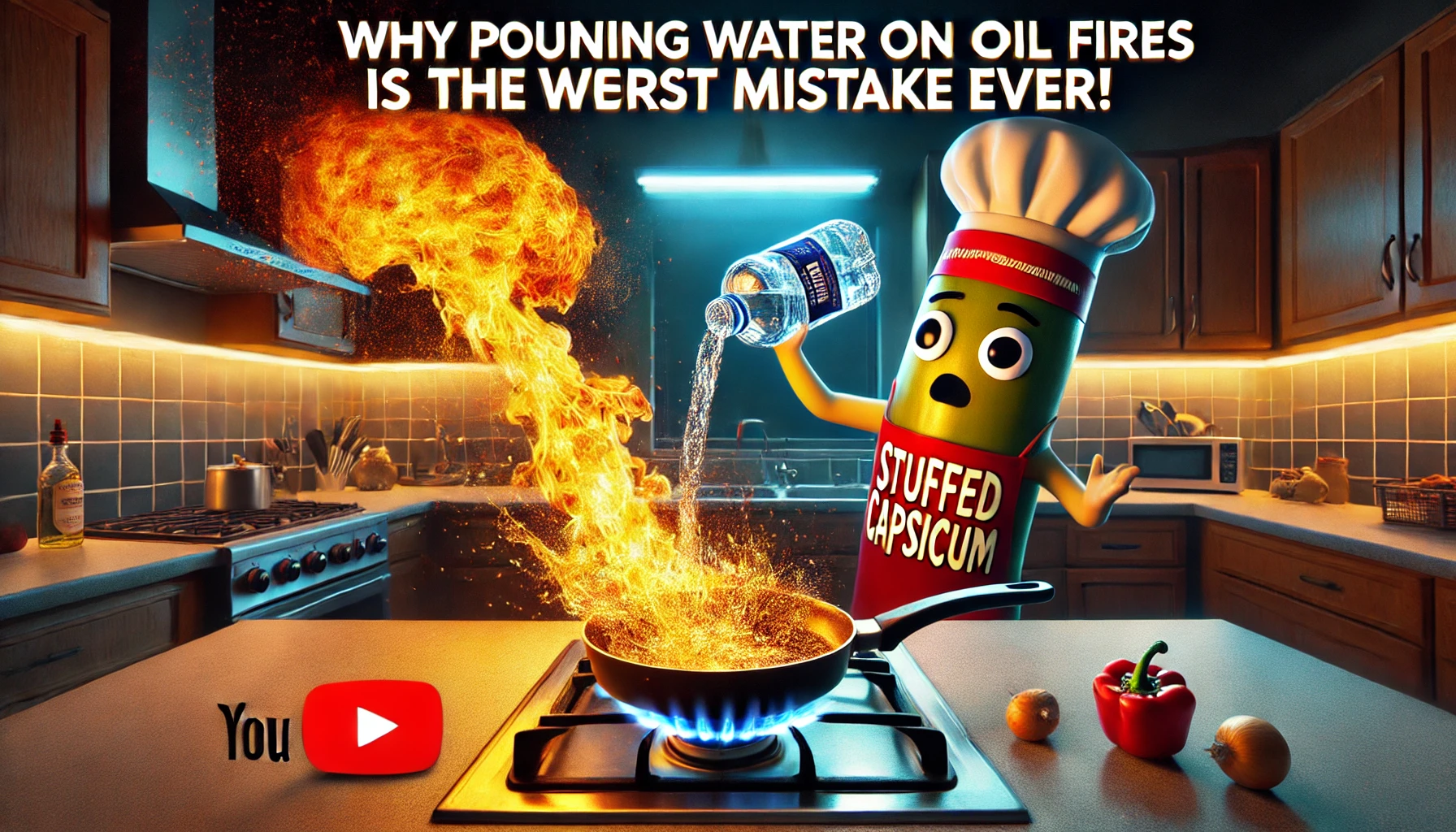 Why Pouring Water on Oil Fires is the Worst Mistake Ever! (And How to ...